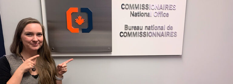 Welcome to Ottawa, Laura! - Commissionaires