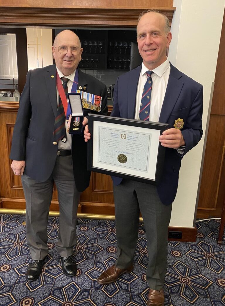 Recognizing A Lifetime of Distinguished Service - Commissionaires